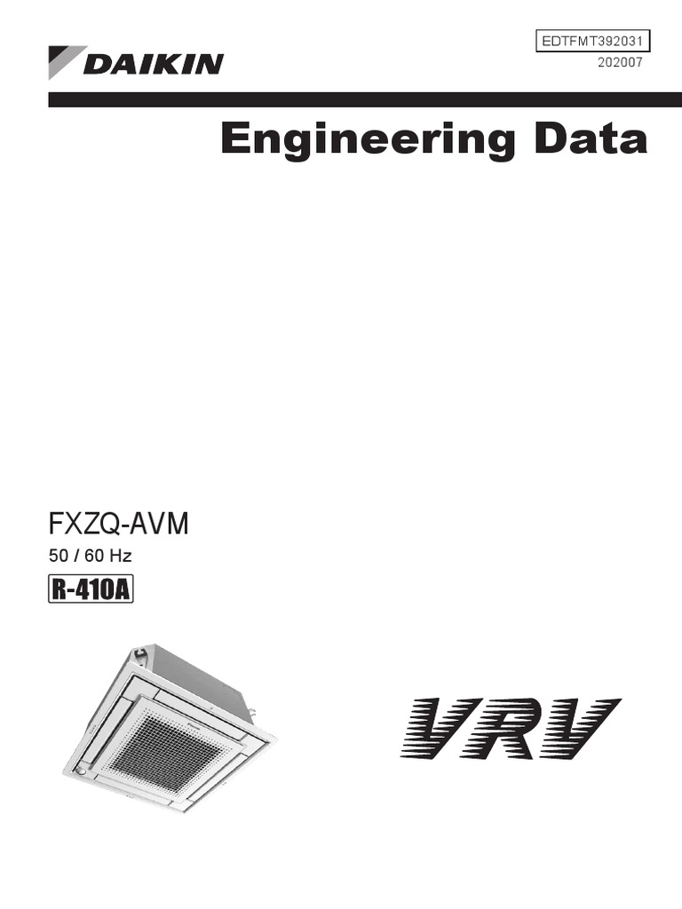 Edtfmt392031 Fxzq-Avm | PDF | Electrical Wiring | Thermostat