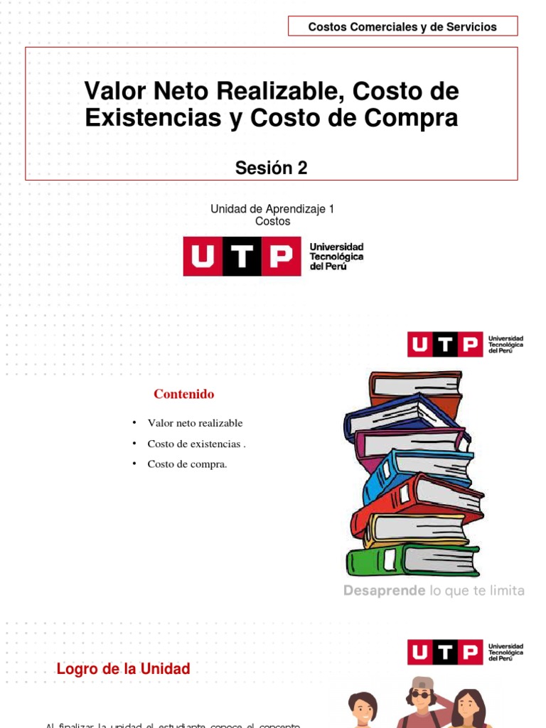 Valor Neto Realizable, Costo de Existencia y Costo de Compra | PDF ...