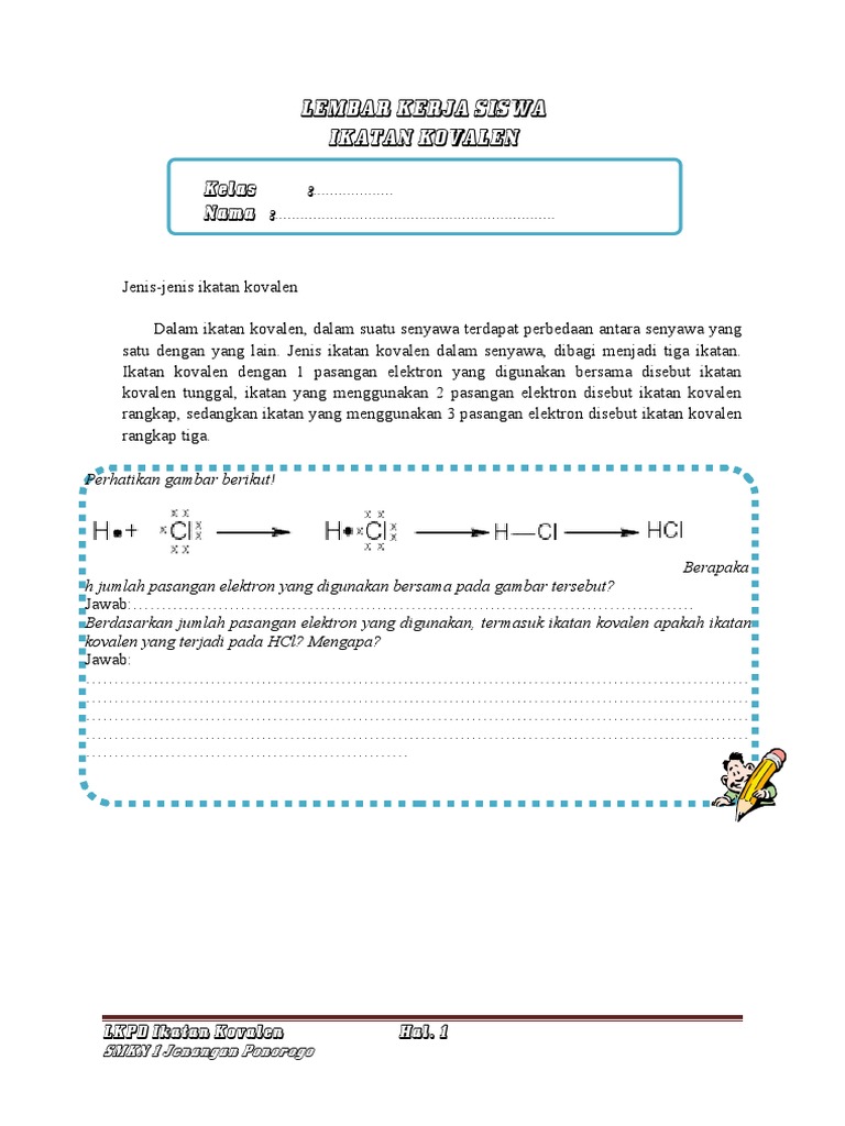 LEMBAR KERJA SISWA Ik Kov | PDF