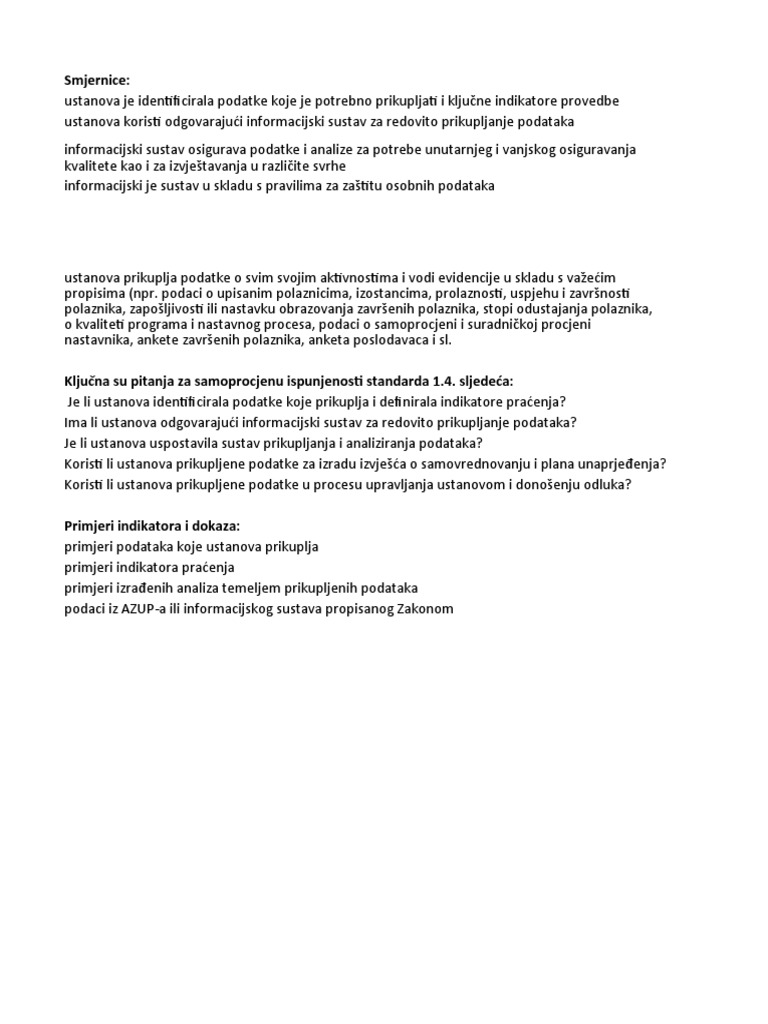 Analiza - Anketa Za Polaznike | PDF