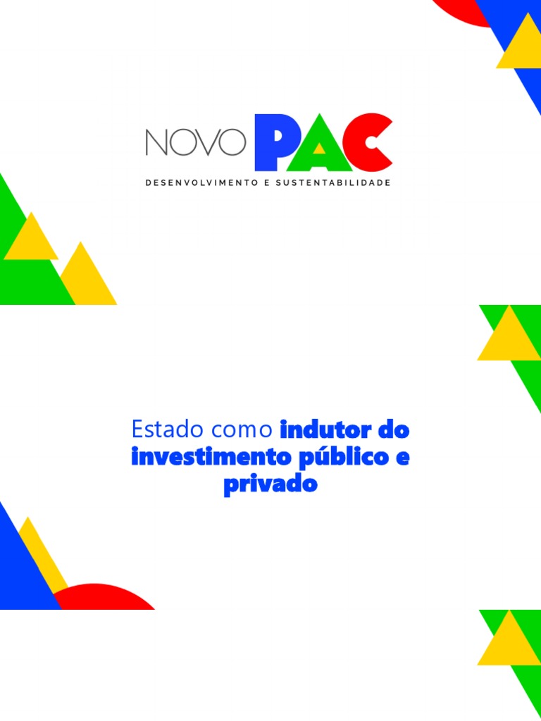 Apresentacao Novo PAC | PDF