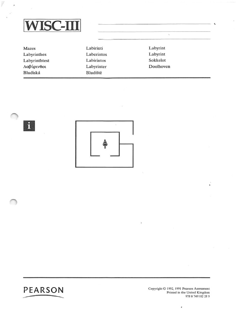Labirintos Wisc III | PDF
