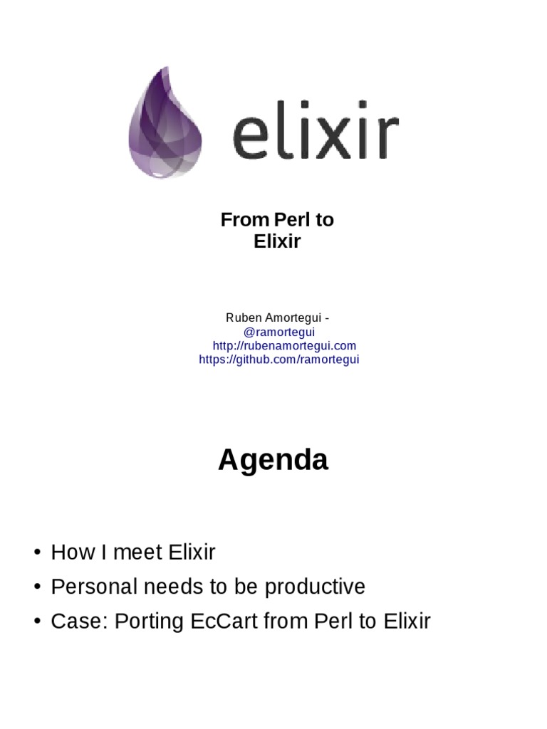 Porting Perl Package To Elixir Pdf Ruby Programming Language Perl 4199
