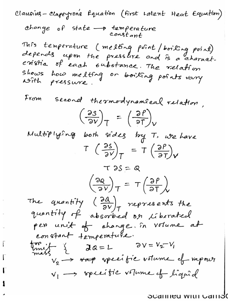 Lecture 07 - Thermodynamic Functions | PDF