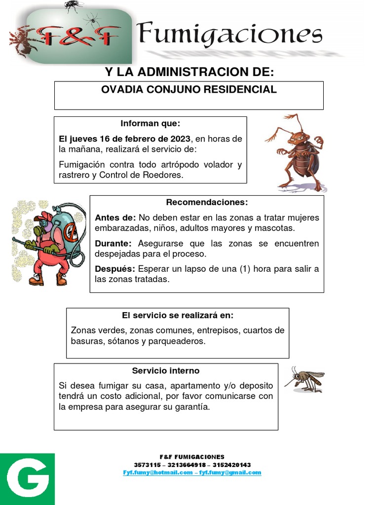 Protocolo Fumigacion | PDF