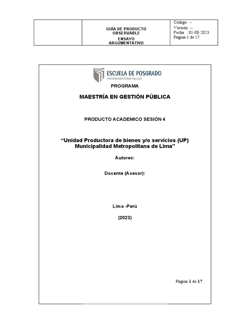Proyecto de Inversion Publica | PDF
