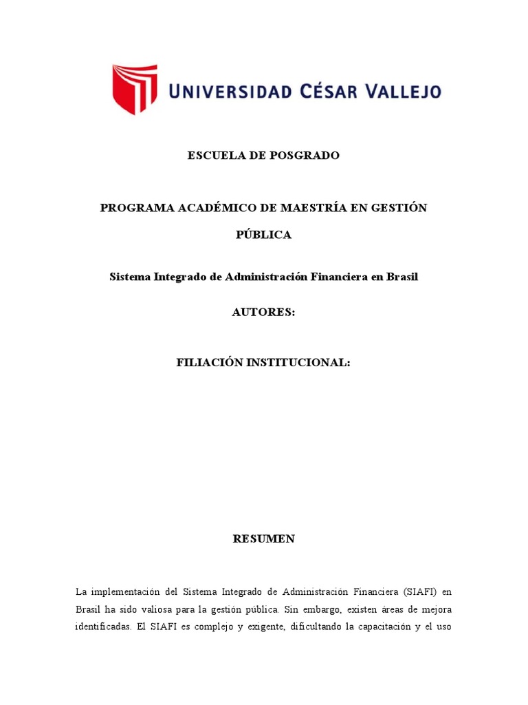 Siafi Brasil | PDF