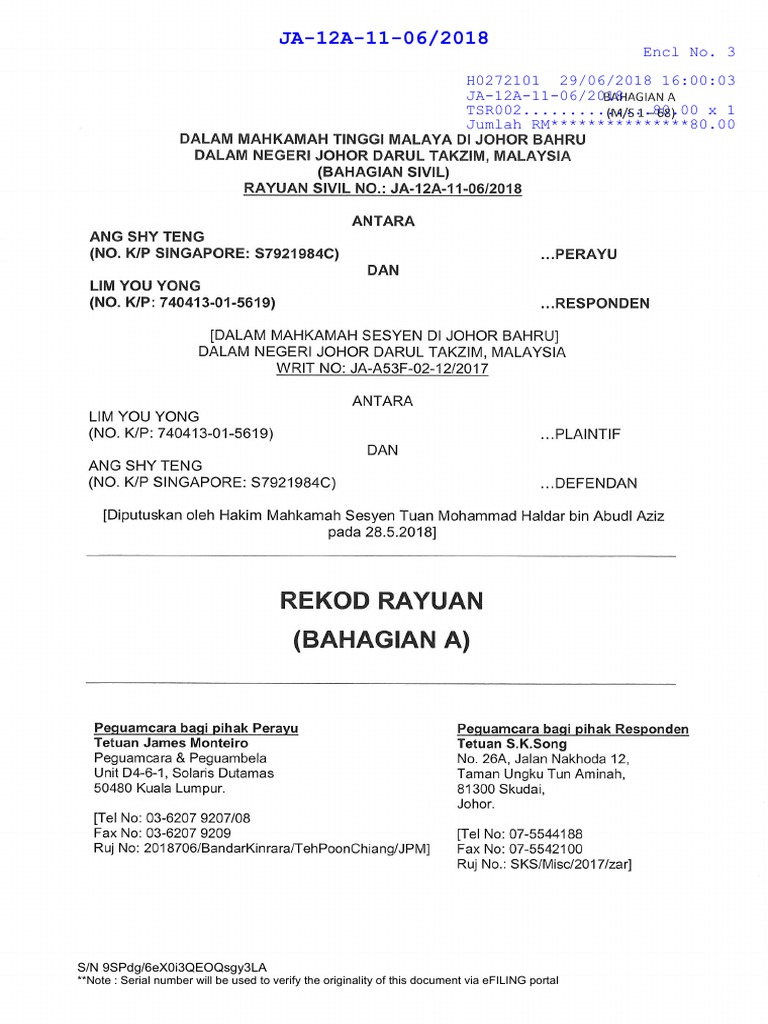Bahagian A Ang Shy Teng +@002 | PDF | Business