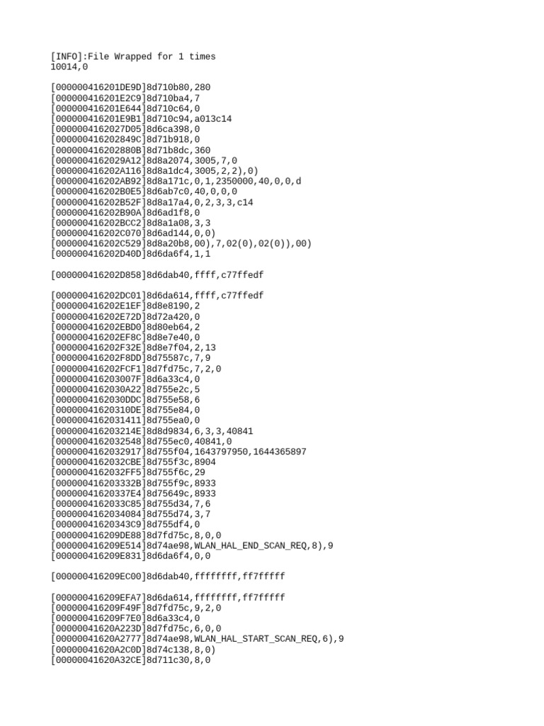 Cnss FW Logs Current | PDF