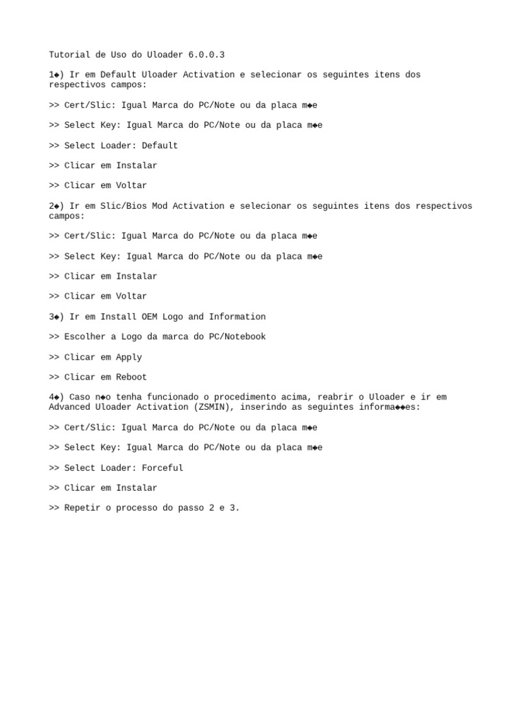 Tutorial do Uloader 6.0.0.3 | PDF | Computadores