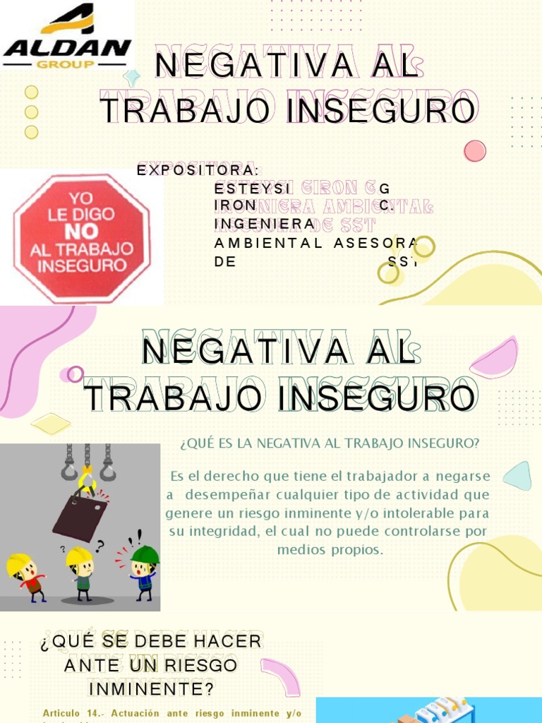 Negativa Al Trabajo Inseguro | PDF | Gobierno | Justicia