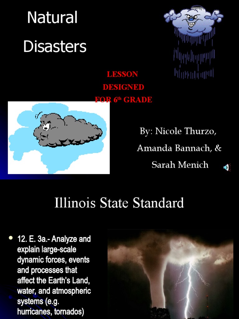 Natural Disasters Lesson Plan for 6th Grade | PDF