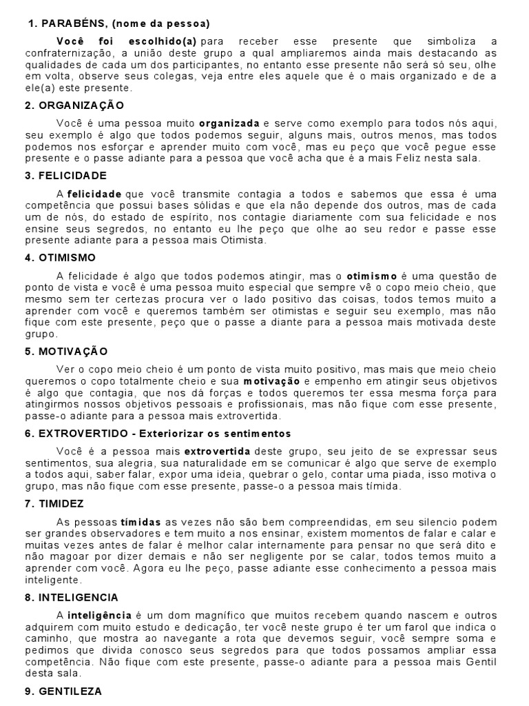 Dinãmica Do Presente | PDF | Felicidade | Sentimento