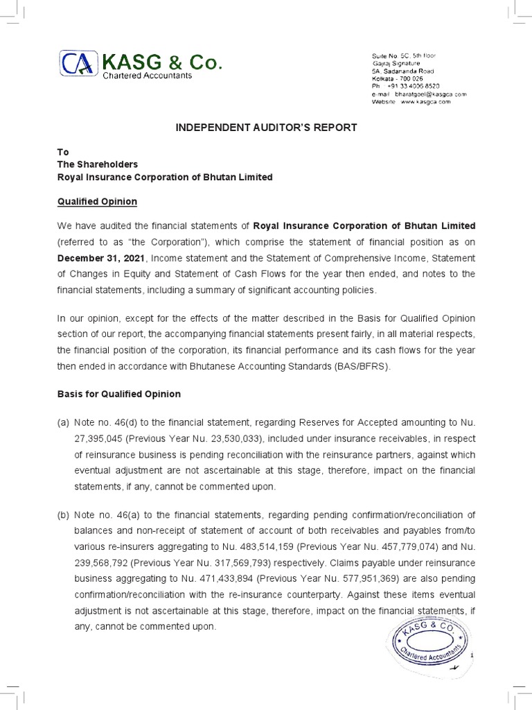 Annual Report 2021 IFRS Format | PDF