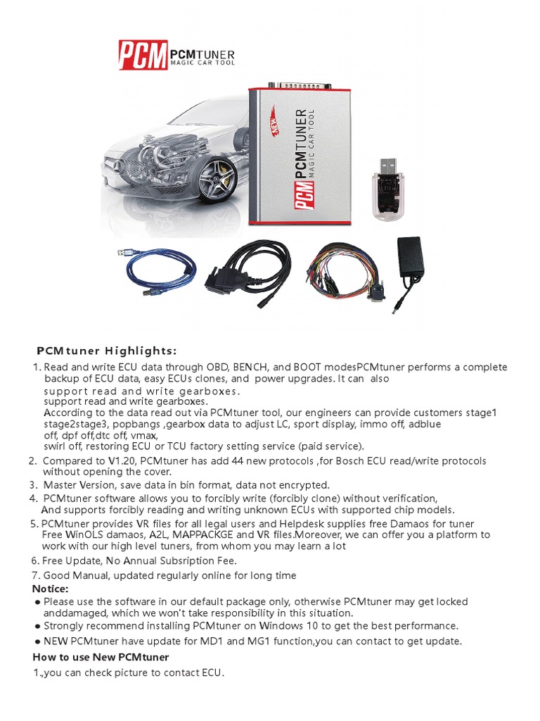 PCMTUNER | PDF | Ford Motor Company | Automotive Technologies