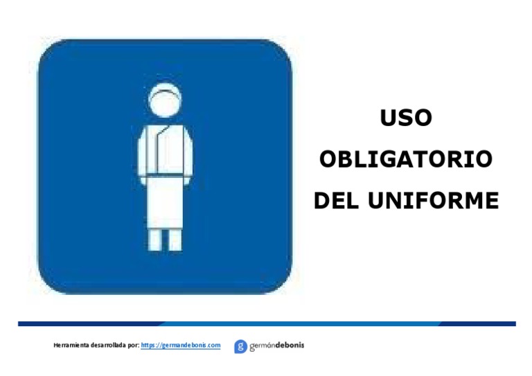 Cartel Uso Uniforme | PDF