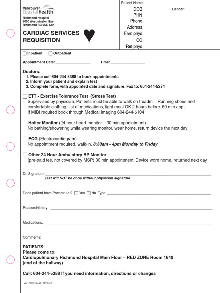 Cardiac Services | PDF