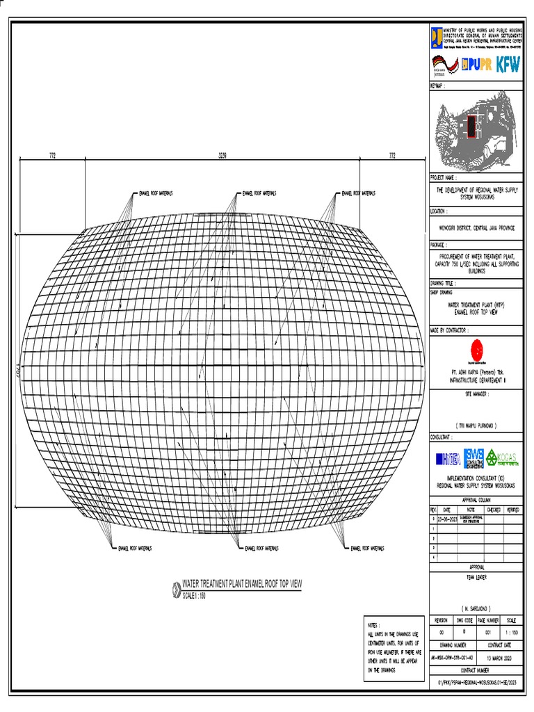 Rangka Atap Water Treatment Plant (WTP) | PDF