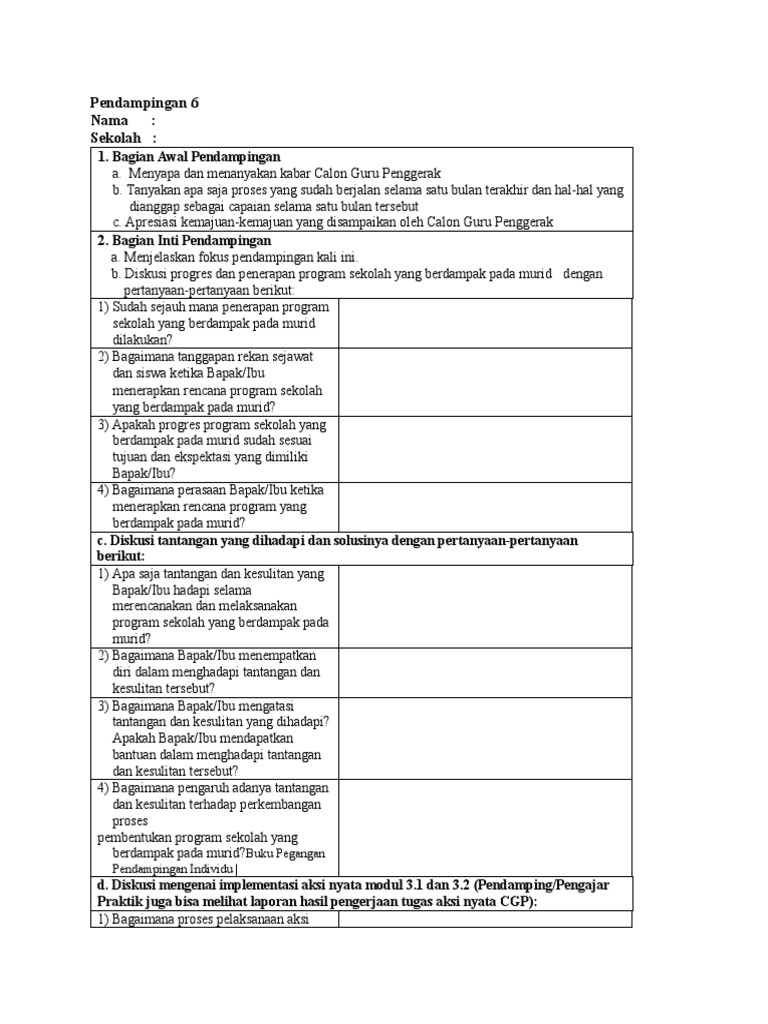 Pendampingan 6 Pdf
