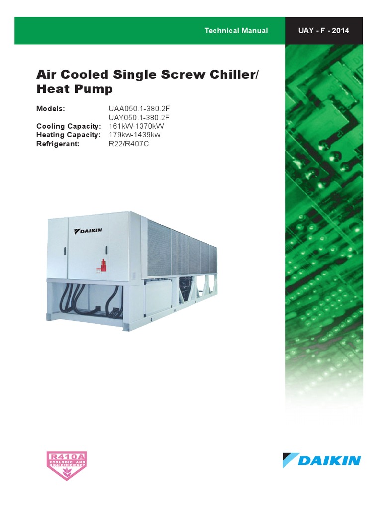 Air Cooled Single Screw R22 R407 | PDF