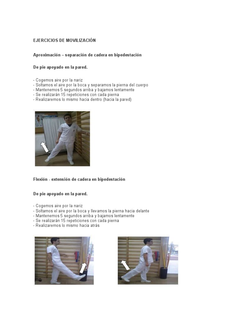 Ejercicios de Cadera | PDF
