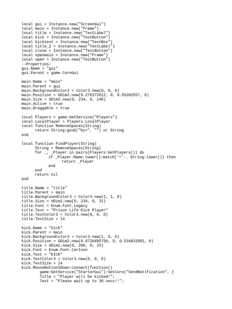 PL Kick GUI | PDF | Computers