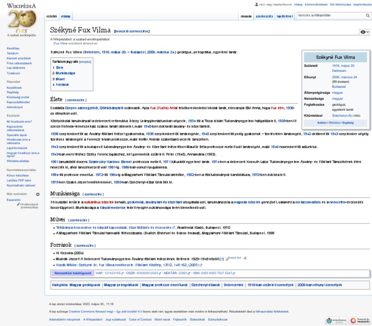 Székyné Fux Vilma 55588 | PDF