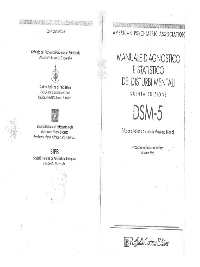 DSM 5 in Italiano Def_compressed | PDF