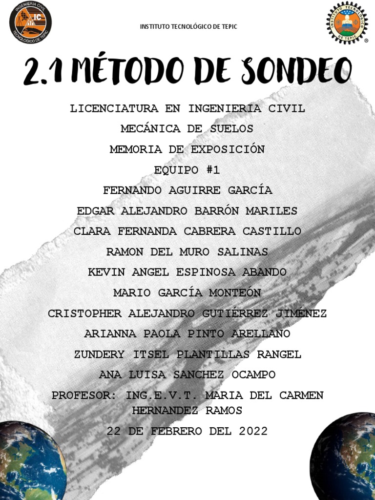 Métodos de Sondeo | PDF | Ciencia y matemáticas