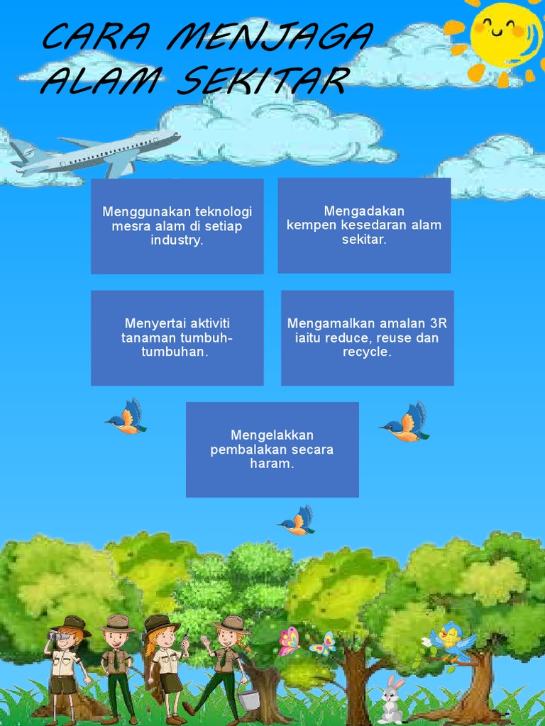 Poster Cara Menjaga Alam Sekitar. | PDF