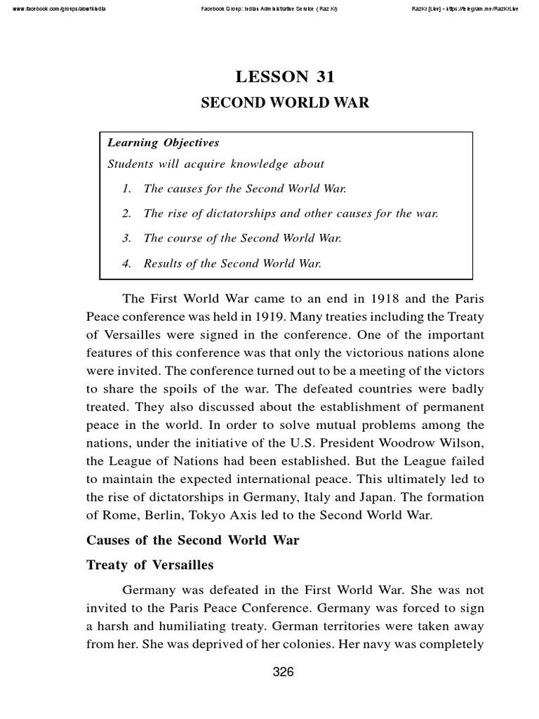 Second World War | PDF
