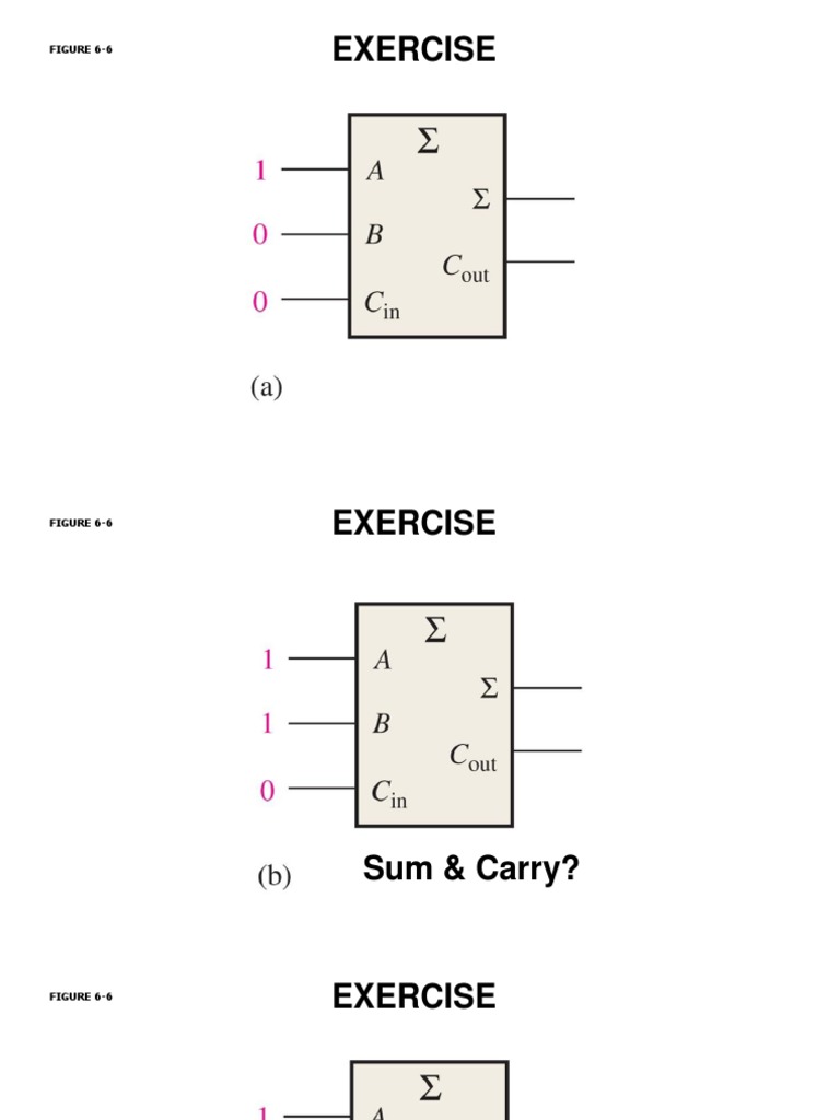 Class exercises_Adders | PDF