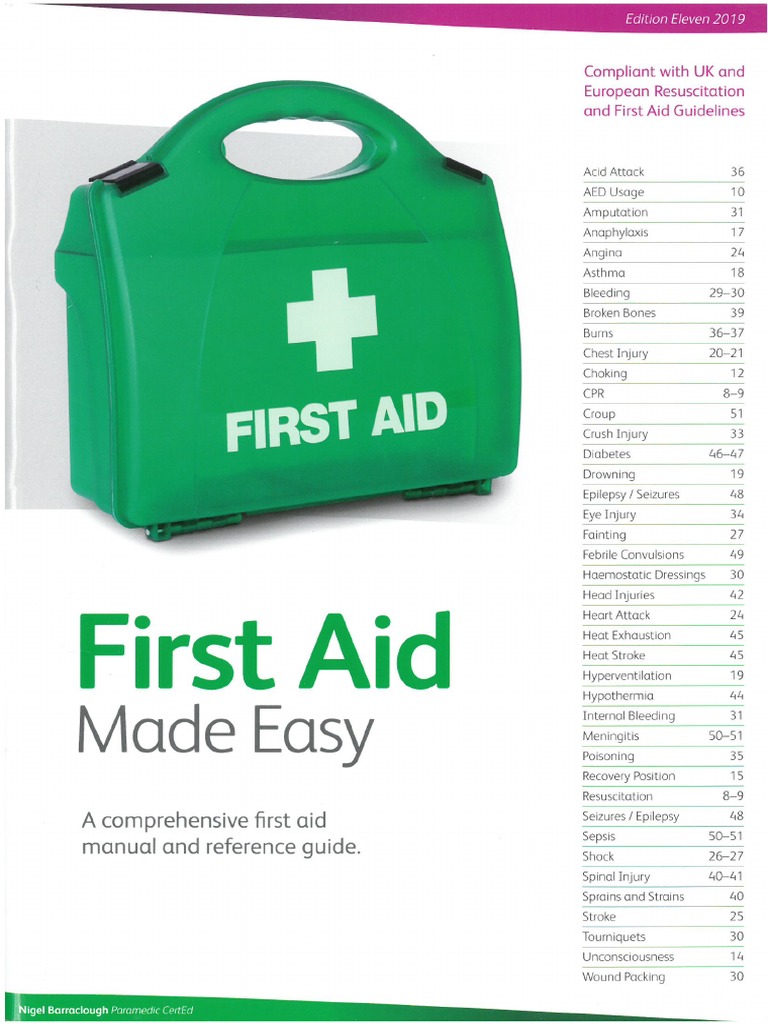 Detailed First Aid Manual | PDF