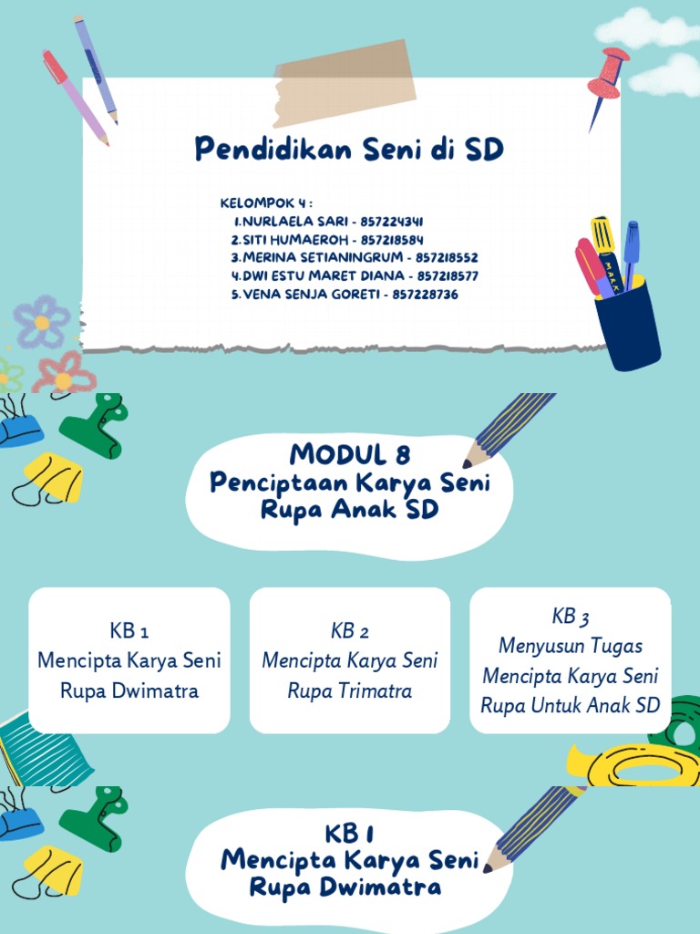 Modul 8 Dan 9 Pend - Seni | PDF