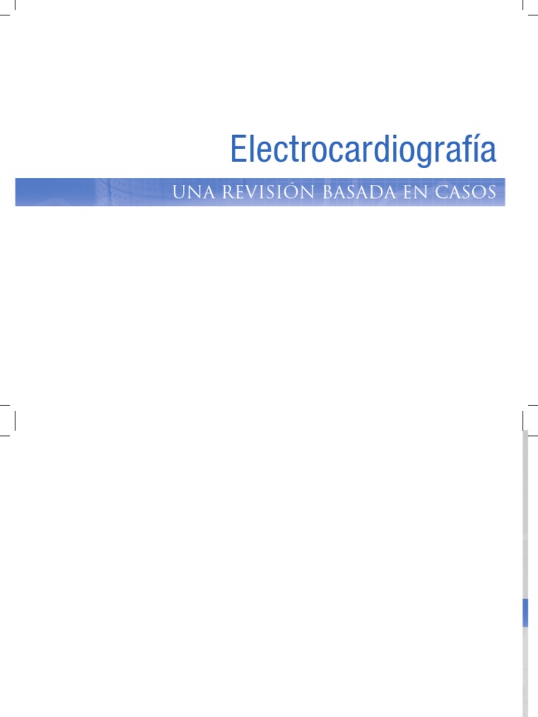 Electrocardiografía Una Revisión Basada en Casos 1° Ed Rimmerman | PDF ...