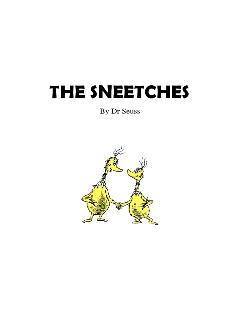The Sneetches | PDF | American Fiction | American Children's Books
