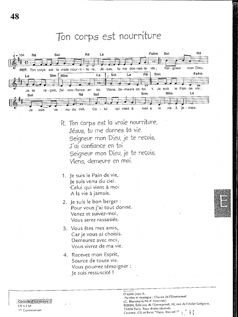 Ton Corps Est La Vraie Nourriture | PDF