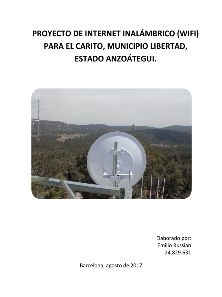 Proyecto de Internet para El Carito | PDF