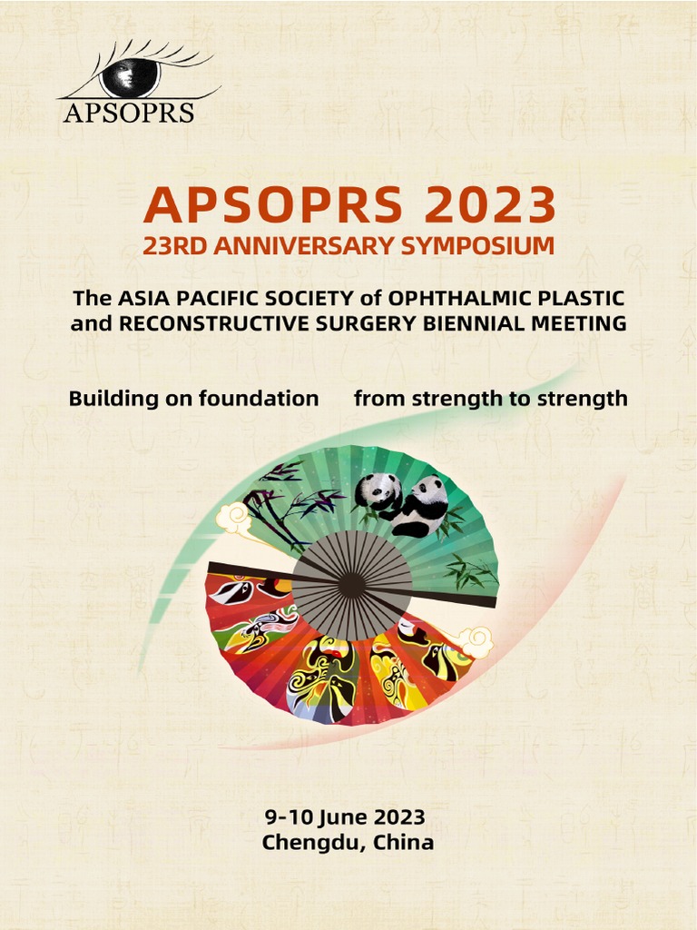 APSOPRS 2023 Program | PDF