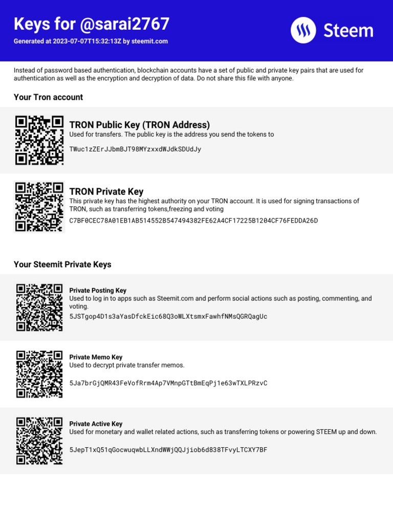 Keys For @sarai2767 | PDF | Key (Cryptography) | Public Key Cryptography