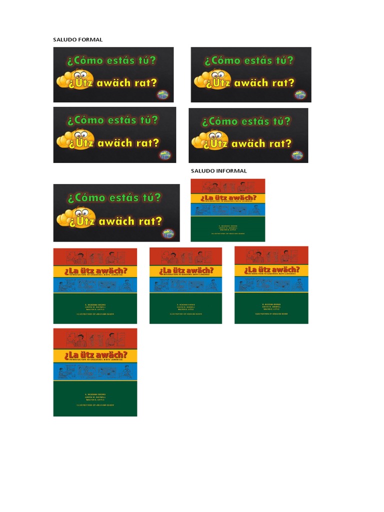 Saludo Formal e Informal en Idioma Maya | PDF