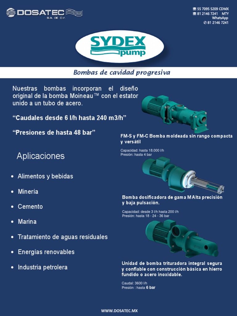 Catalogo Sydex | PDF | Materiales | Ciencias fisicas