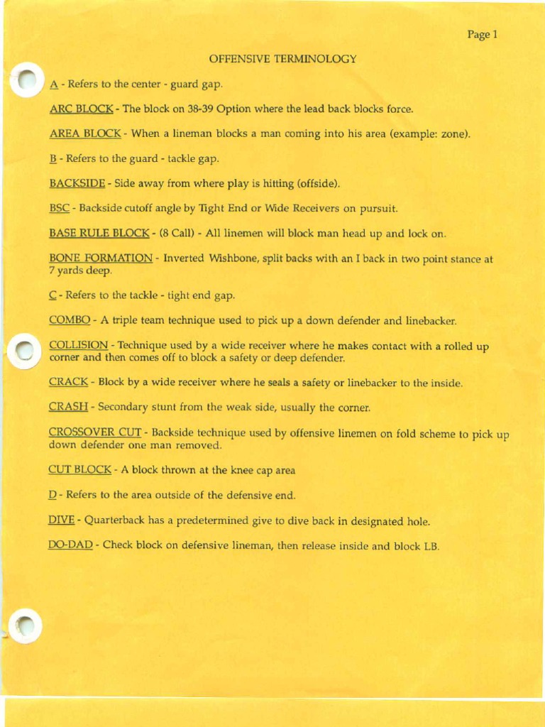 Ndsu Offensive Playbook | PDF | Language Arts & Discipline | Home & Garden