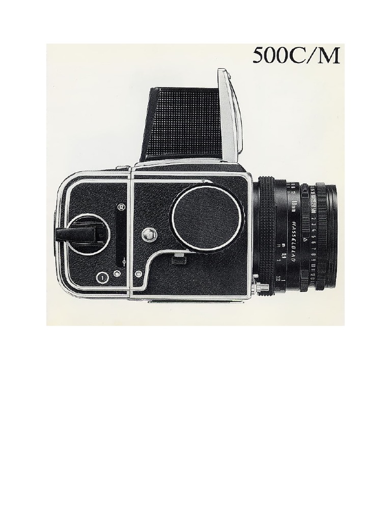 Hasselblad 500Cm Manual | PDF