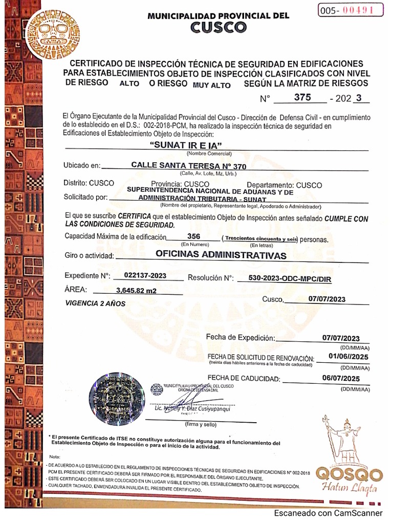 Citse Ir Cusco | PDF