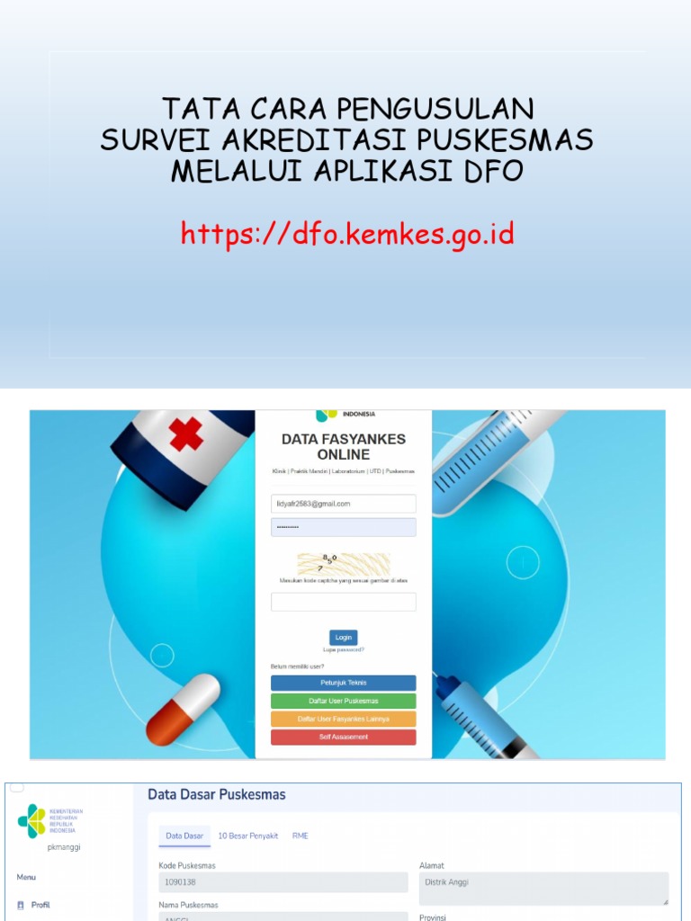 Tata Cara Pengusulan Survei Akreditasi PKM DFO | PDF