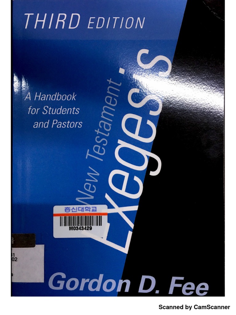 New Testament Exegesis by Gordon Fee | PDF