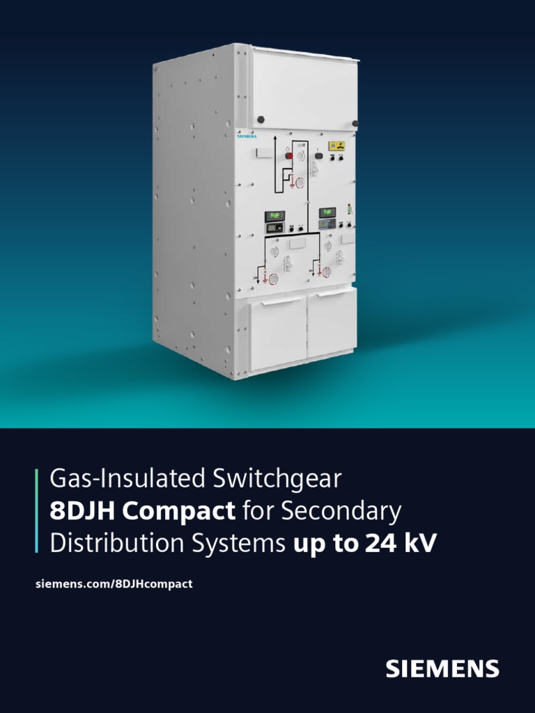 8DJH Compact Broschuere EN | PDF | Electrical Substation | Manufactured ...