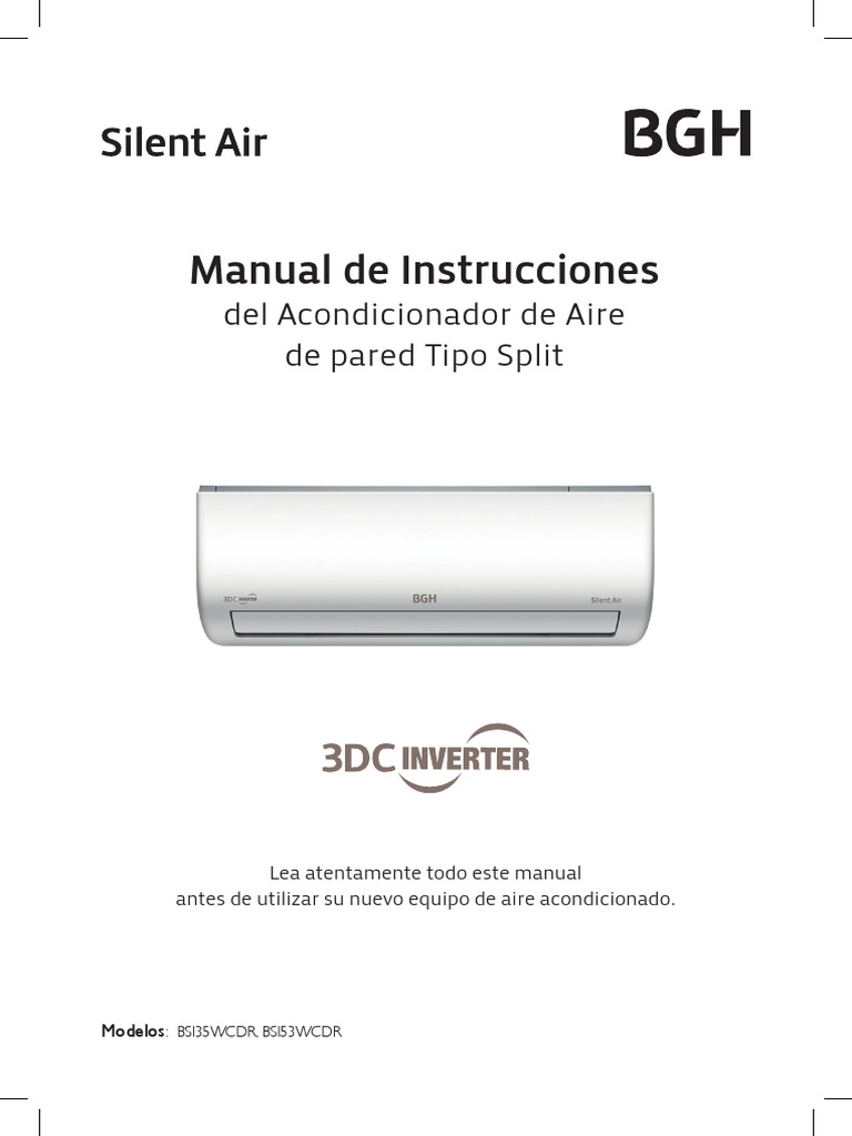 Manual Aa 3cd Modelos Bsi35wcdrbsi53wcdr | PDF