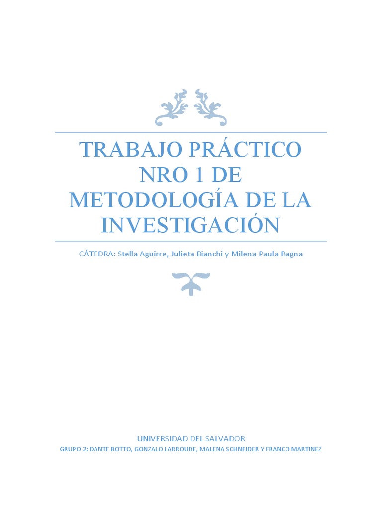 (MICS) TP 1 - Martinez Bisagno, Larroude, Botto Lauro, Schneider - 2C ...